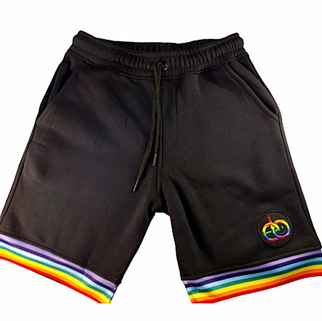 EB Pride Clothing Rainbow Shorts . Gay Pride Shorts. Gay Clothing ...