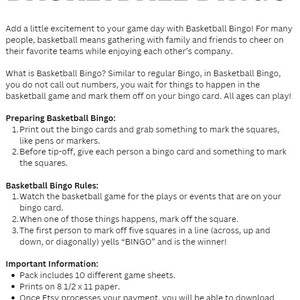 10 Printable March Madness Bingo Cards | Basketball Bingo | March ...