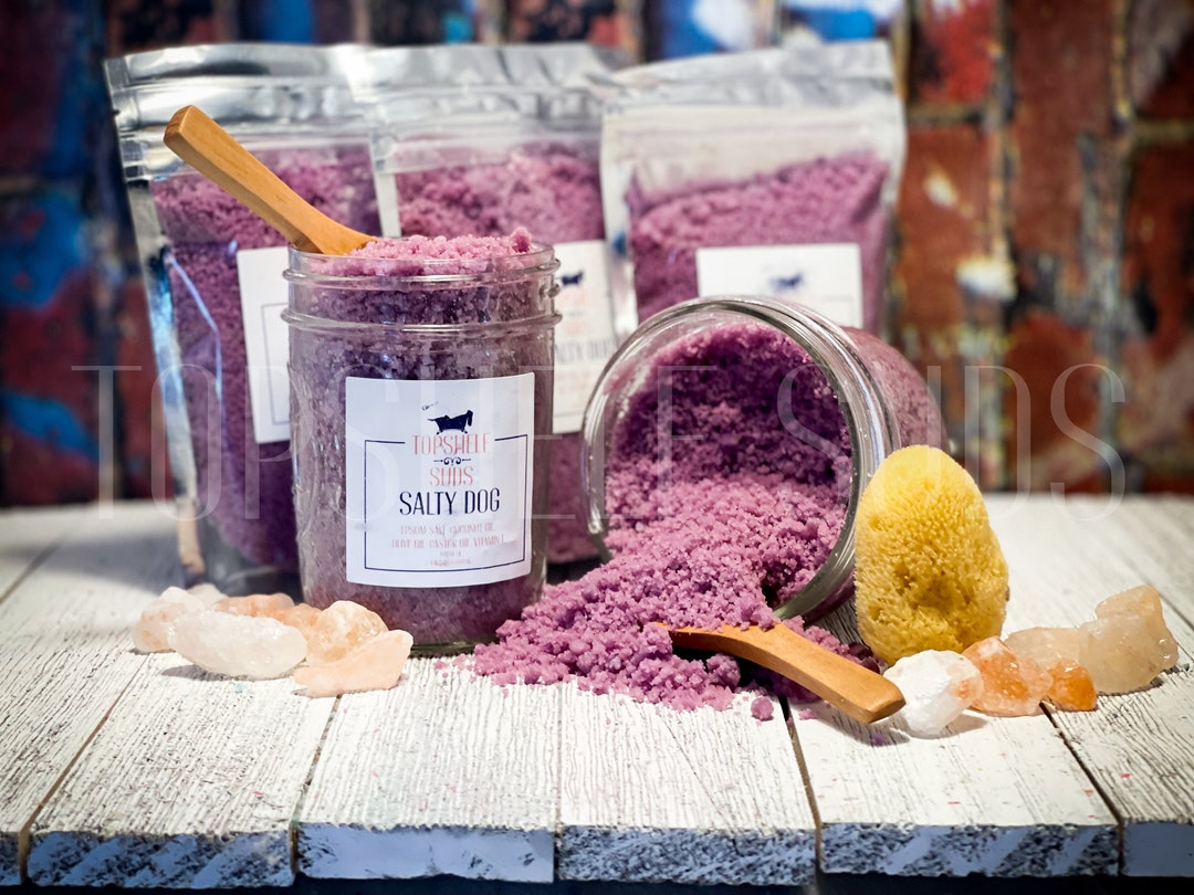 Salty Dog Handmade Artisan Olive Oil Bath Salts by Topshelf Suds Co ...