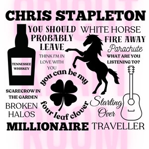 Chris Stapleton Digital Design/ SVG / PNG / Cut File / Cricut ...