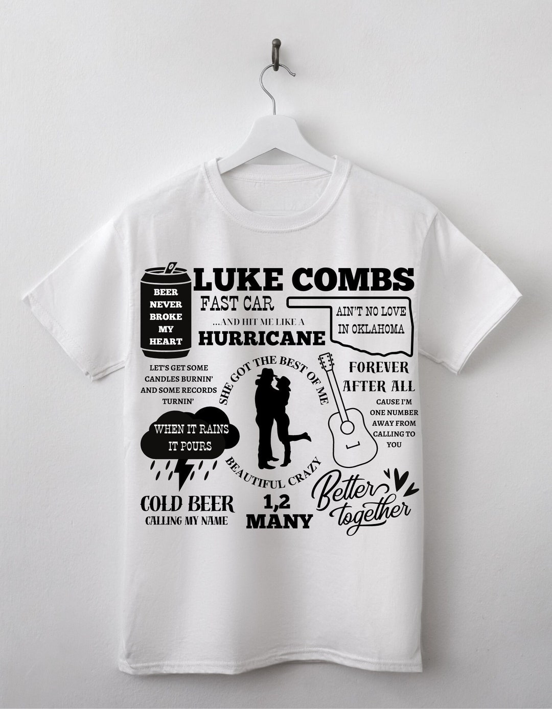 Luke Combs Digital Design / SVG / Cricut / Cut File / Sublimation ...