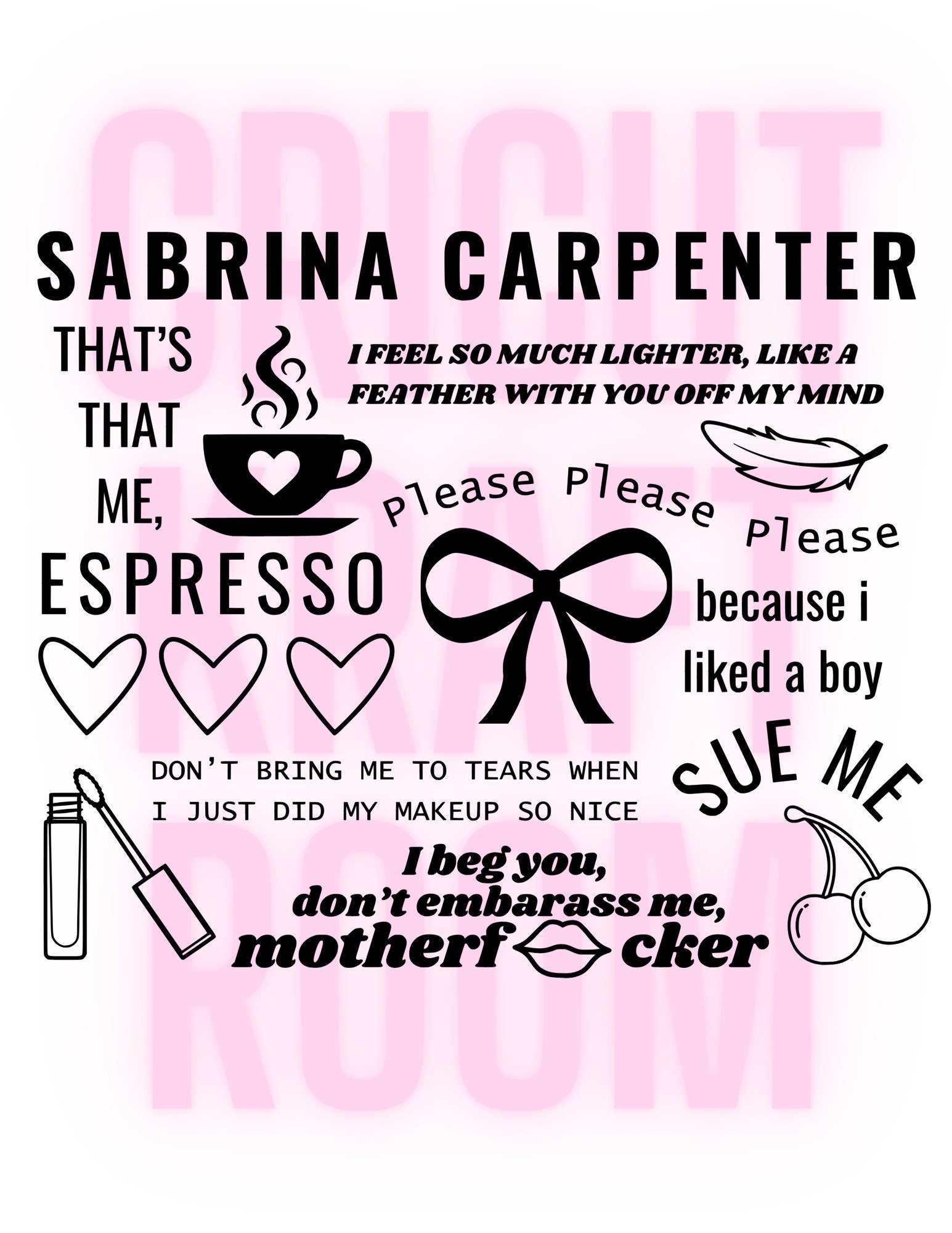 Sabrina Carpenter Digital Design/ SVG /PNG/ Cut File / Cricut ...