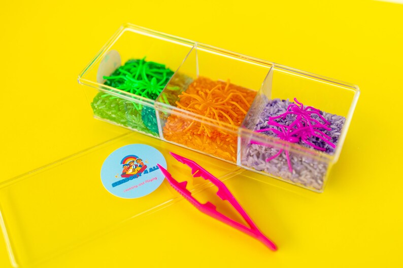 Spider Sorting Activity for Kids Working on Hand Eye Coordination and ...