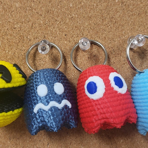 Pacman Keychain - Etsy