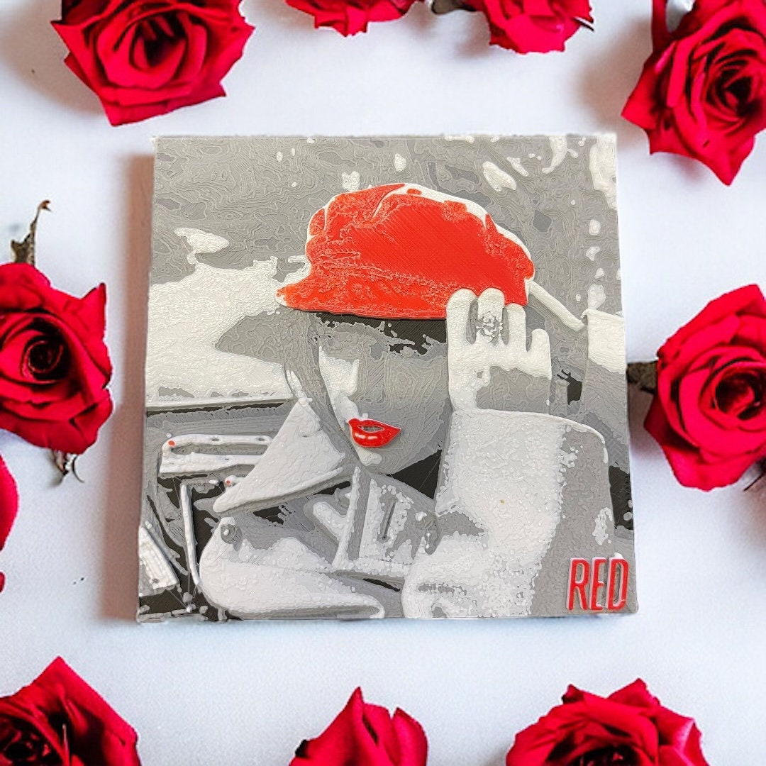 Taylor Swift 3D Printed Art - Etsy