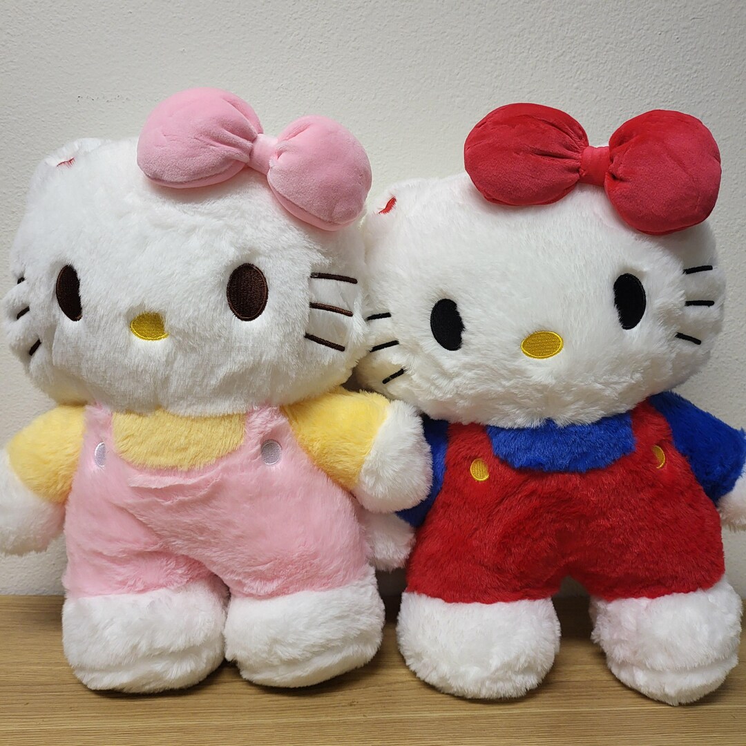 GIANT HELLO KITTY Plush 16 Inches Free Crochet Pokeball W/purchase - Etsy