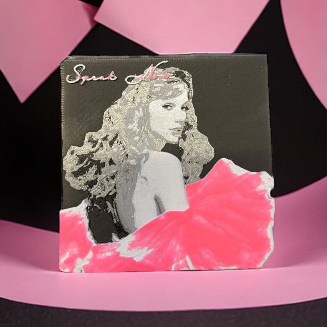 Taylor Swift 3D Printed Art - Etsy