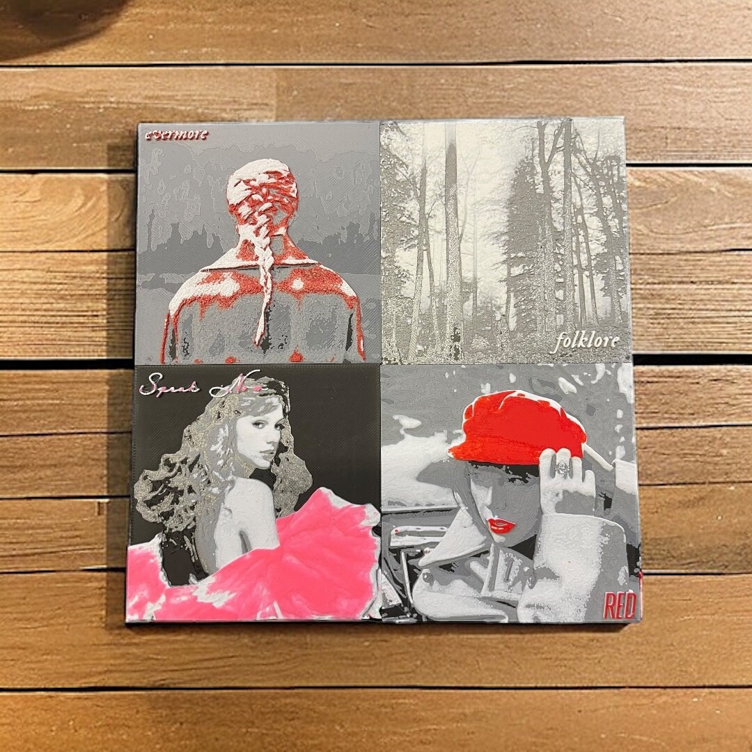 Taylor Swift 3D Printed Art - Etsy