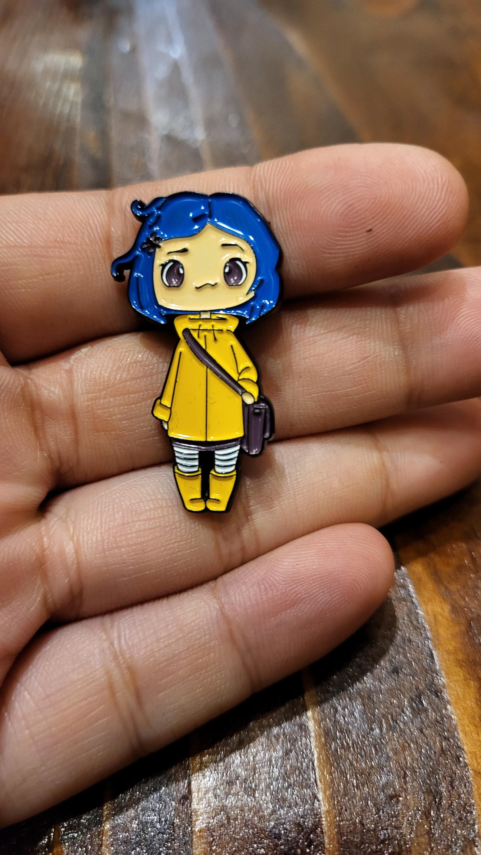 3D PRINTED Coraline Enamel Pins FREE Keychains/stickers With Every ...