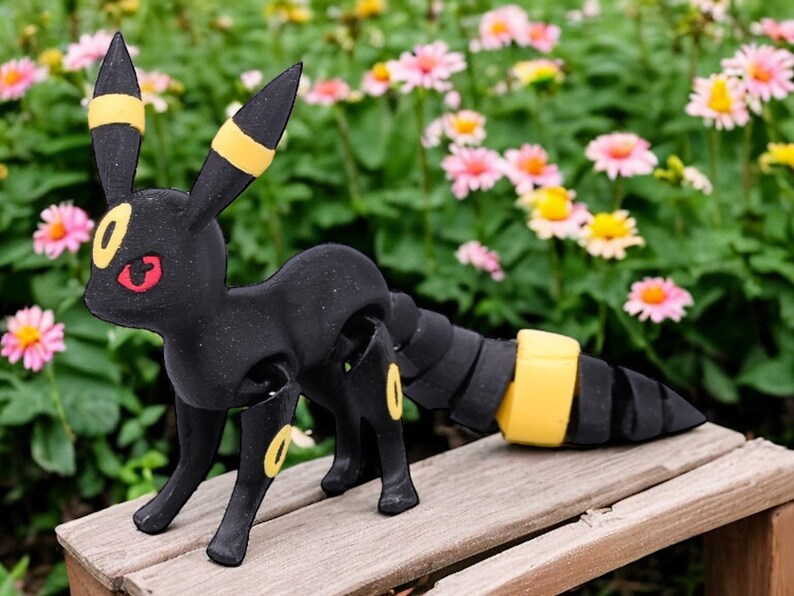 Umbreon Pokemon w/ Shiny Option 3D Printed Articulated Toy Gift - Etsy