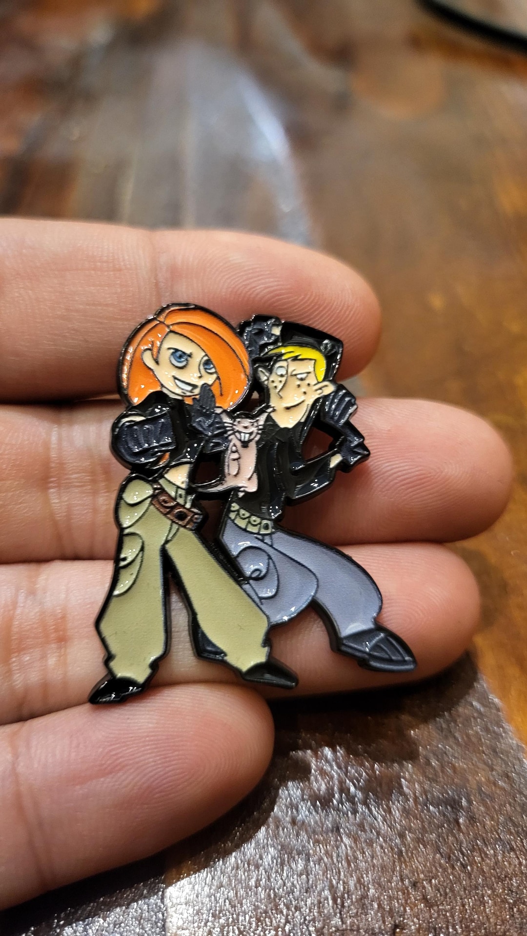 3D PRINTED Kim Possible Enamel Pin FREE Keychains/stickers With Every ...