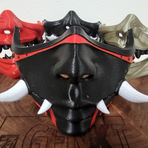 Oni Face Mask - Etsy