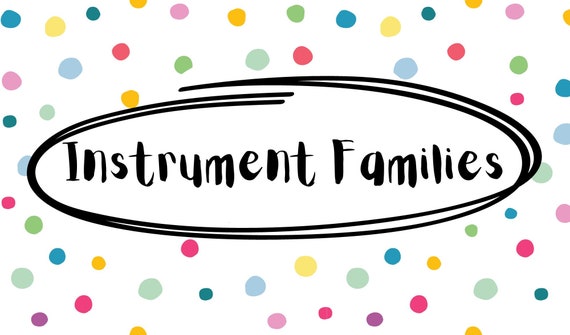Instrument Families Bulletin Board - Etsy