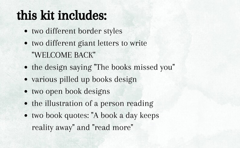 Digital Back-to-school Bulletin Board Kit: Book-themed Delight for ...