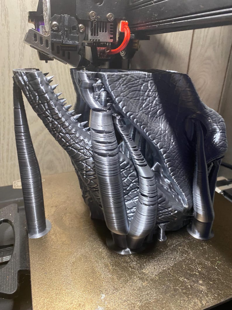 3d Printed Raptor Head - Etsy