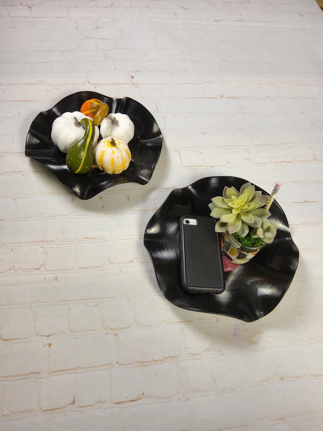 Upcycled Vinyl Record Bowls, Rock and Roll Gifts, Unique Gifts, Music ...