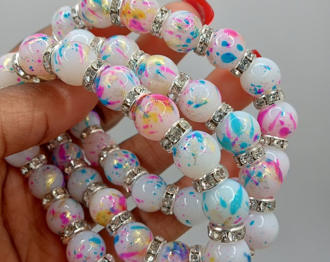 Bubble Gum Beaded Bracelet 1pc - Etsy