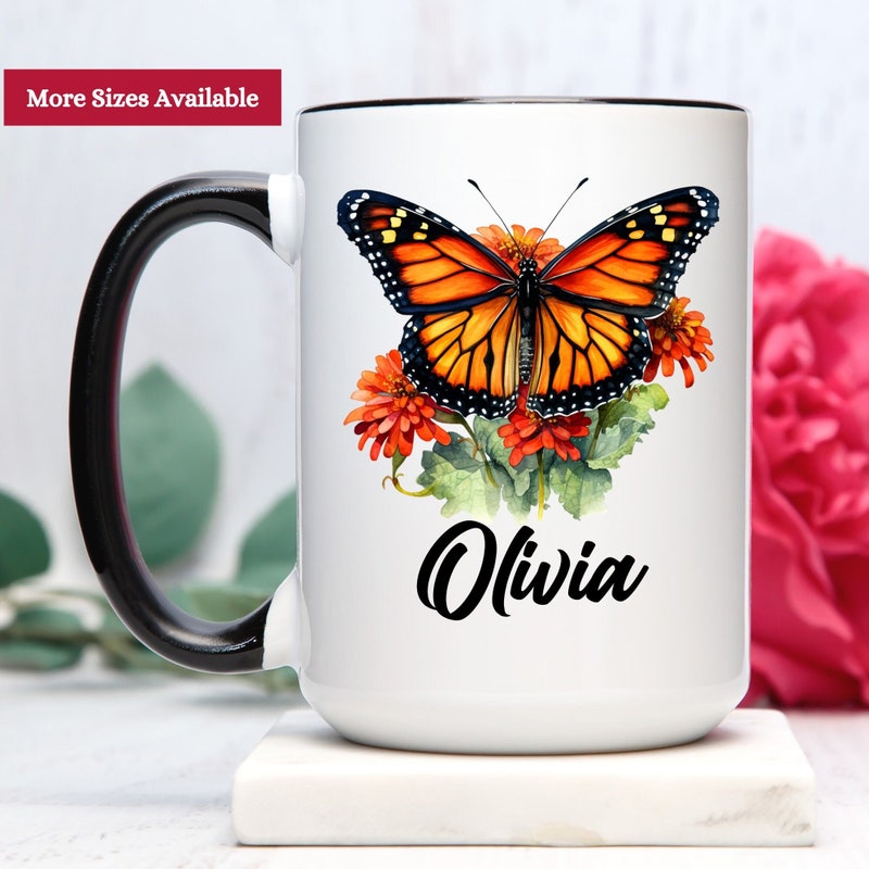 Butterfly Coffee Mug - Etsy