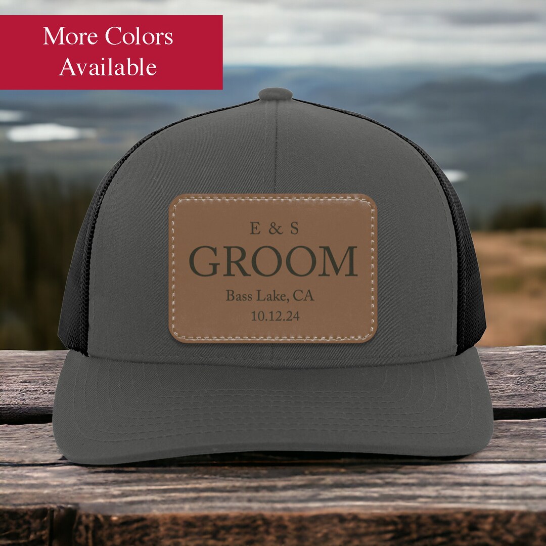 Personalized Groom Wedding Trucker Hat, Gift Hat for the Groom, Wedding ...