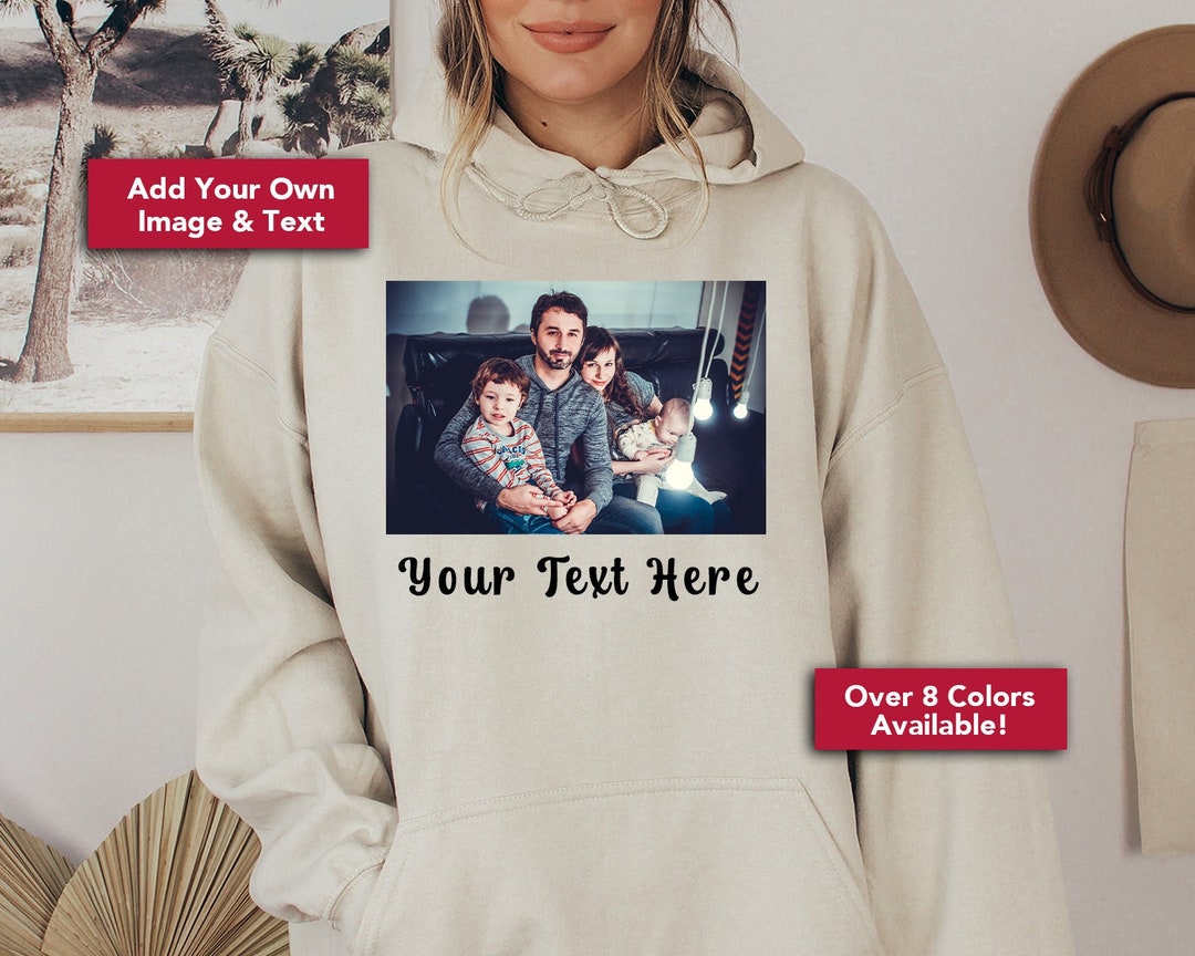 Photo Hoodie, Custom Photo Hoodie, Photo Hoodie Personalized, Custom ...