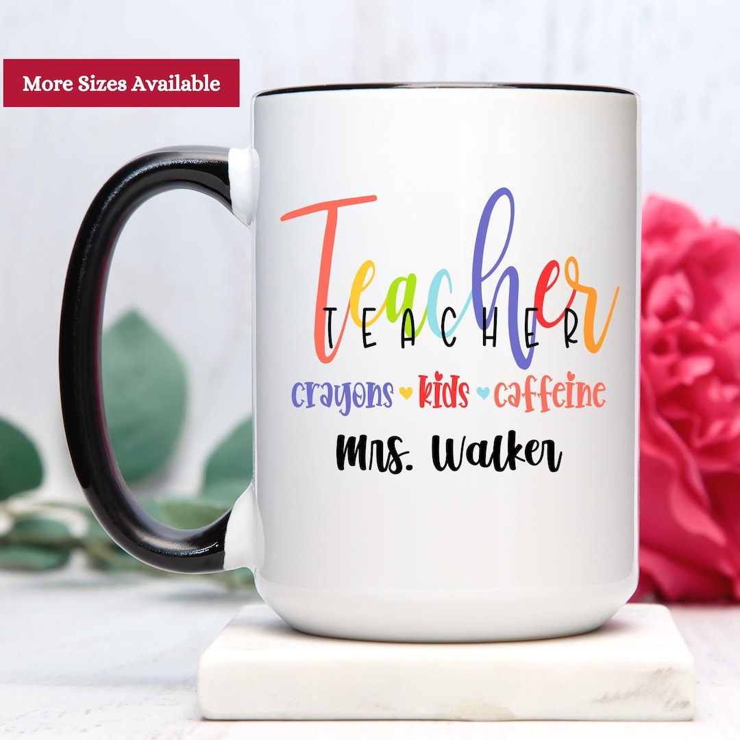 Personalized Teacher Mug, Teacher Gift, Teacher Cup, Teacher ...