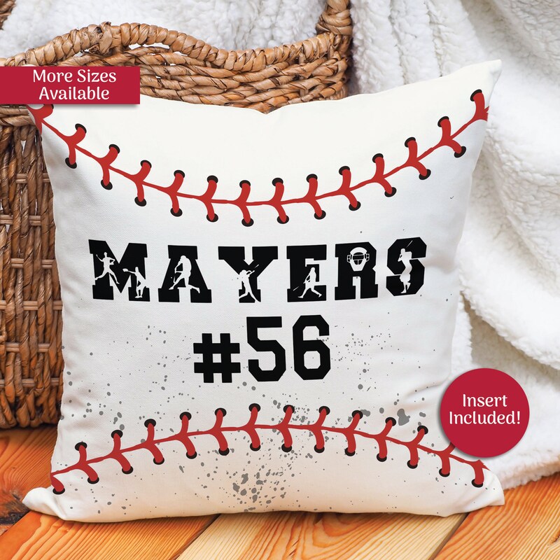 Baseball Pillow - Etsy