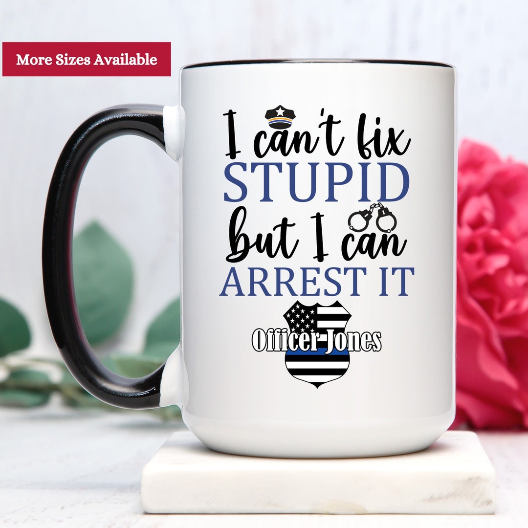 Police Officer Coffee Mug Personalized Police Officer Ts Police