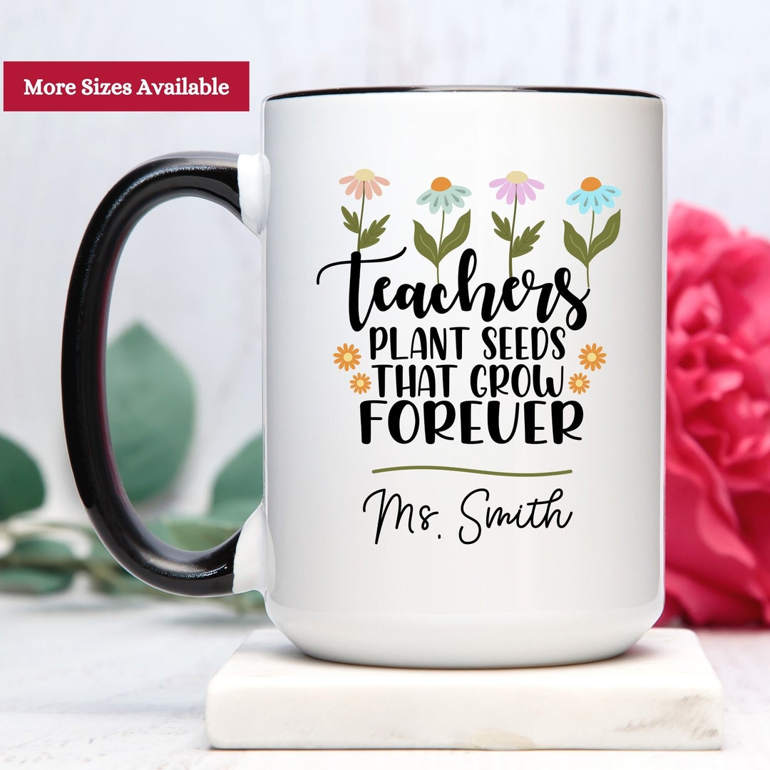 Teacher Personalized Mug, Teacher Gift From Student, Teacher ...