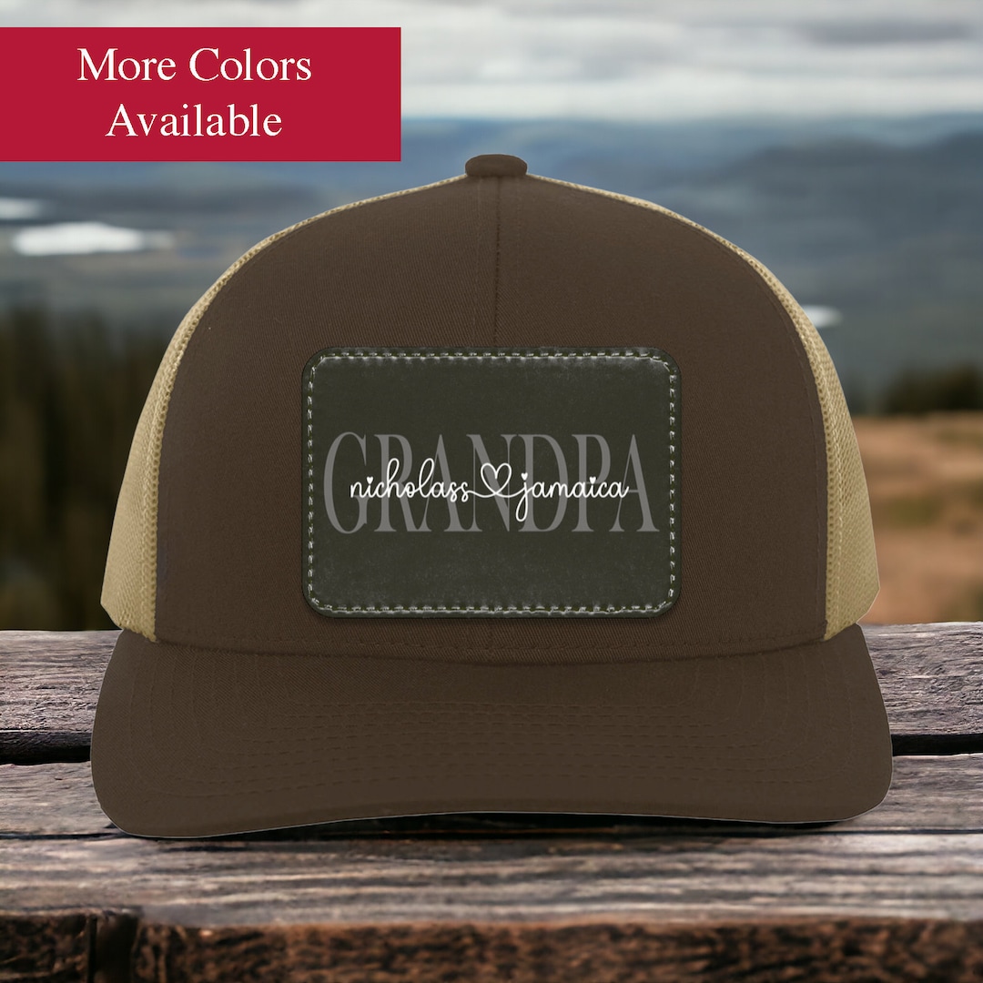 Personalized Grandpa Trucker Hat, Grandpa Gifts for Men, Grandpa Gift ...