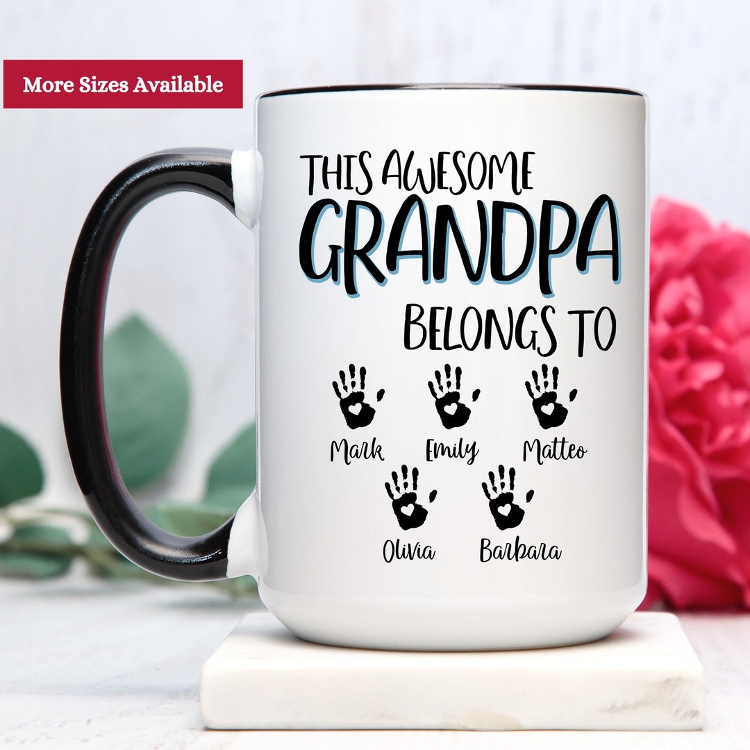 Personalized Grandpa Mug, Grandpa Gifts, Grandpa Fathers Day Gift ...