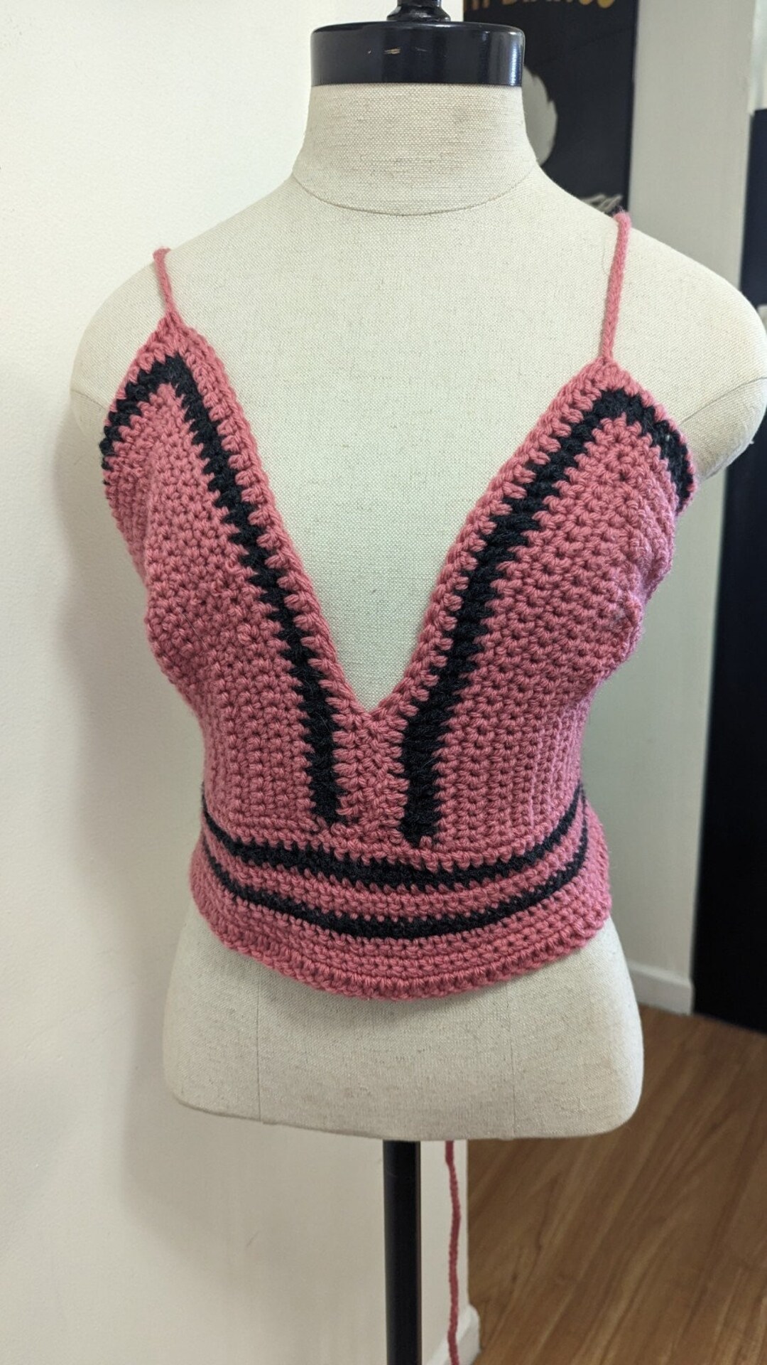 Goth Golden Girl Bralette Top - Etsy