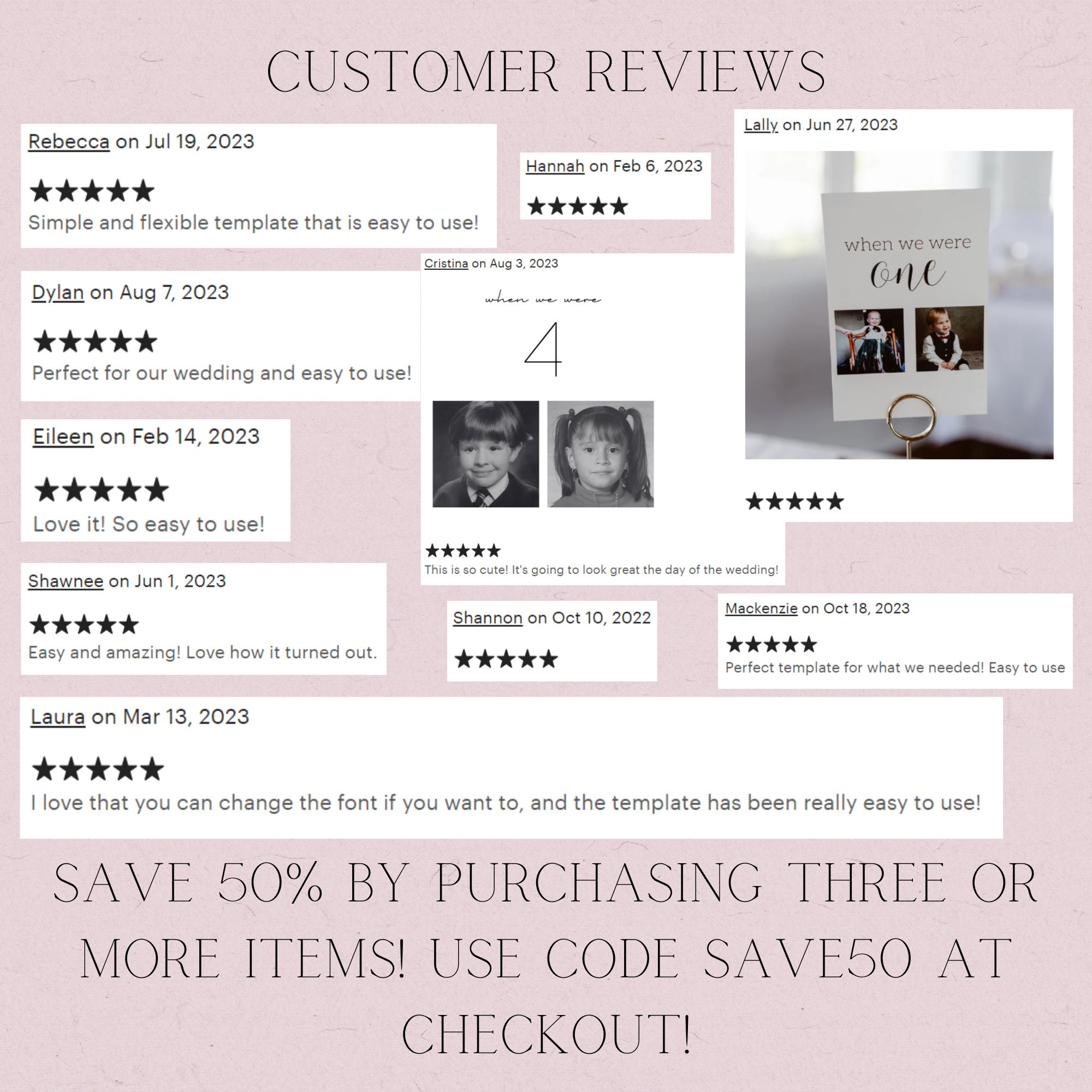 Jack and Jill Pink Invitation Template, Stag and Doe Card, Coed Bridal ...