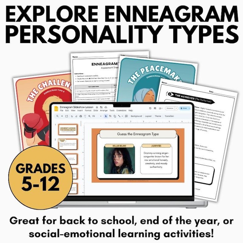 Enneagram Personality Test – Get to Know Your Students Bulletin Board ...