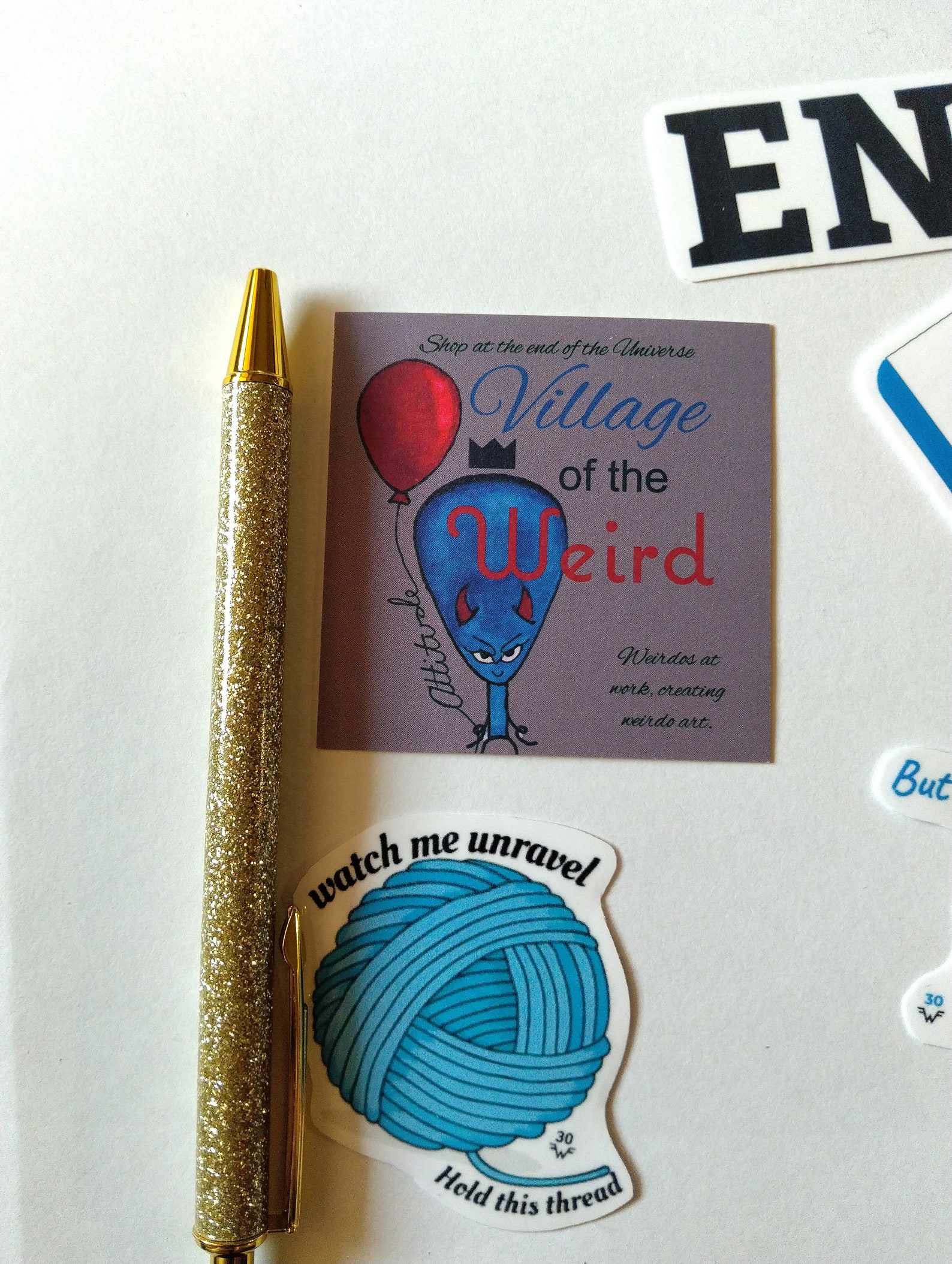 Weezer - the Sweater Song - Sticker - Watch Me Unravel - Village of the ...