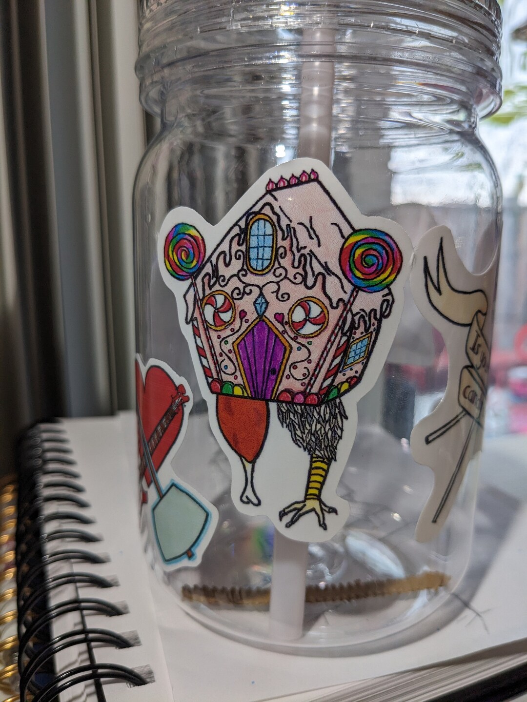 Baba Yaga House Sticker Folklore Baba Yaga House Candy House - Etsy