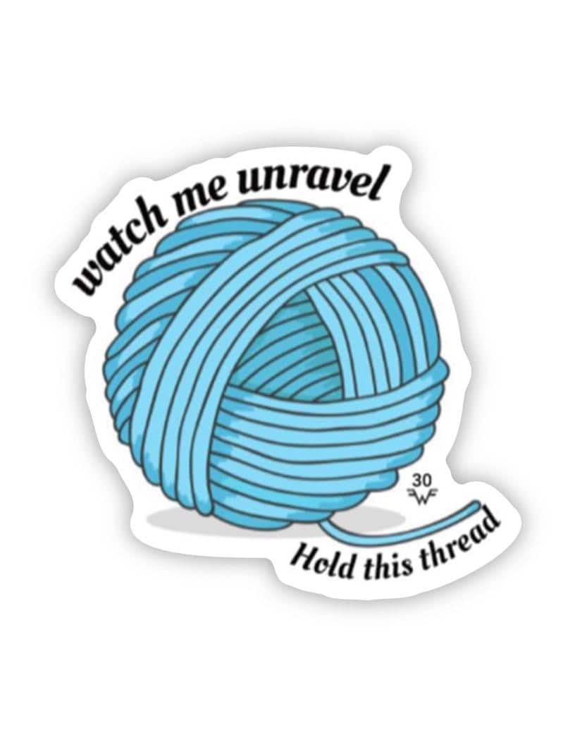 Weezer - the Sweater Song - Sticker - Watch Me Unravel - Village of the ...