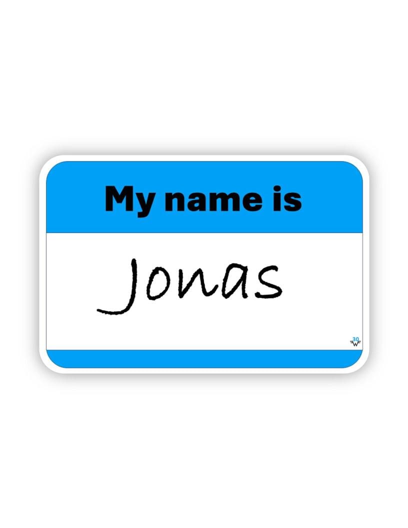 Weezer - My Name is Jonas - Sticker - Blue Album - Villlage of the ...