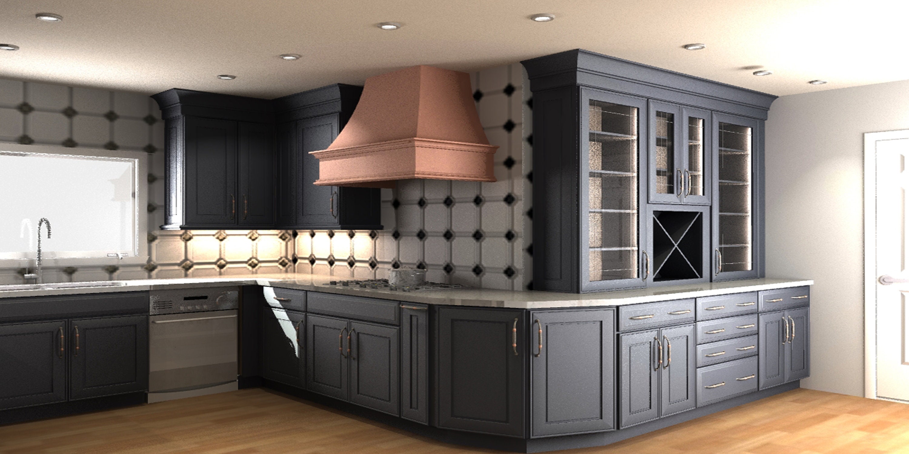 Kitchen 3D Design: Custom Kitchen Design, Cabinetry Design, 3D ...