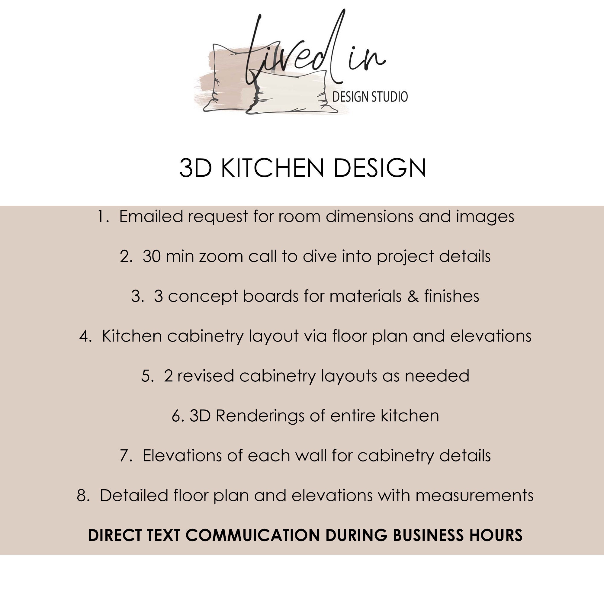 Kitchen 3D Design: Custom Kitchen Design, Cabinetry Design, 3D ...