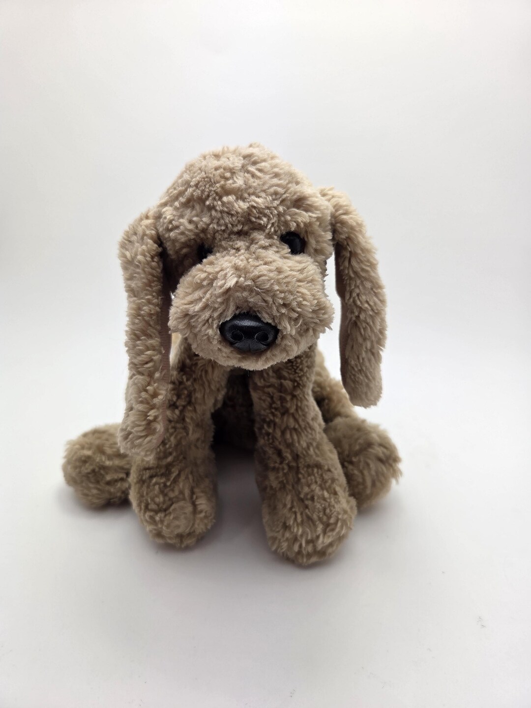 Gund Vintage "puddles" the Tan Dog Red Collar Stuffed Animal Cocker ...