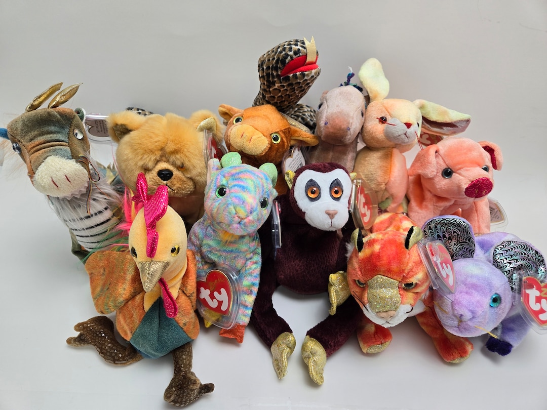 Ty Beanie Baby Complete Zodiac Set - Ty Beanie Babies Vintage Beanies ...