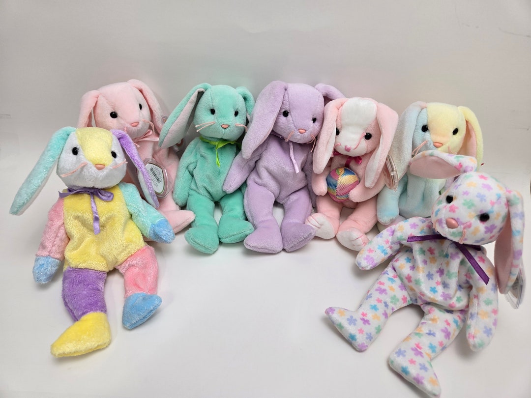 Ty Beanie Baby Bunnies - Ty Beanie Babies (6 Inch) Vintage Beanies - Etsy