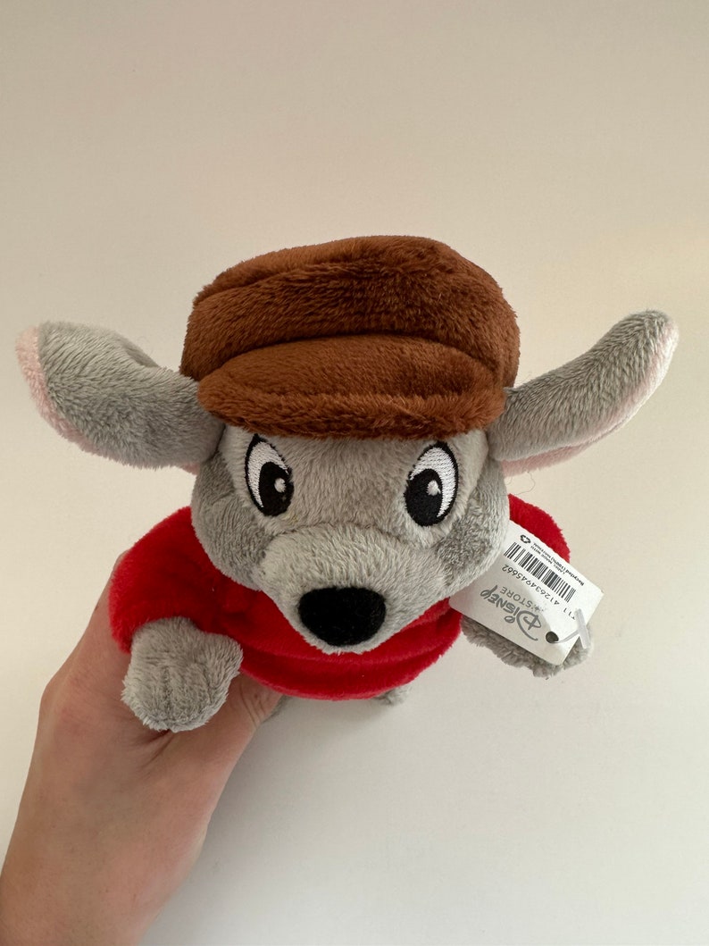 Disney Vintage Plush Bernard the Mouse From the Rescuers New - Etsy