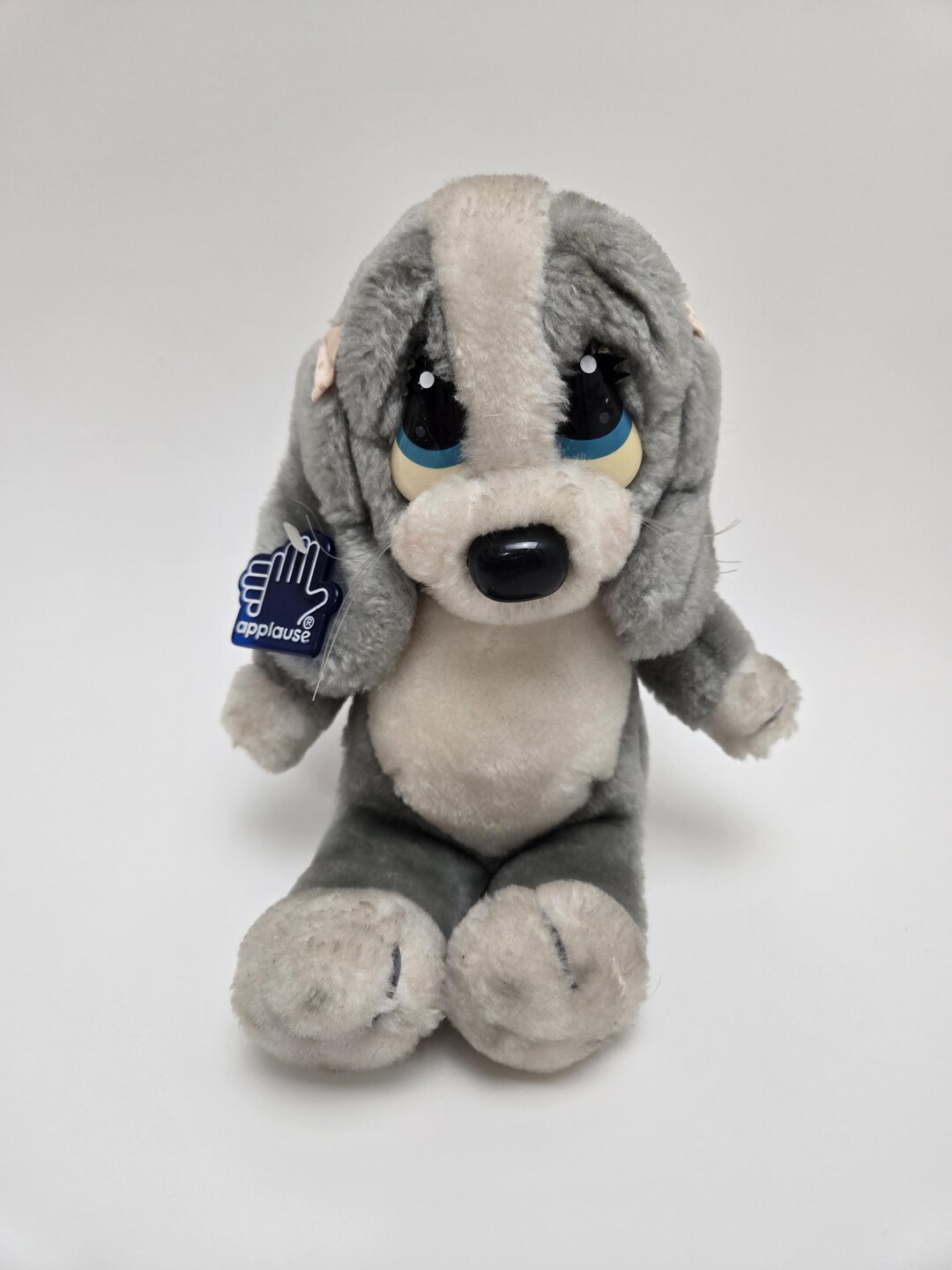 1988 Applause Sad Sam Honey Girl Basset Hound Puppy Dog Sad Eyes Rare ...