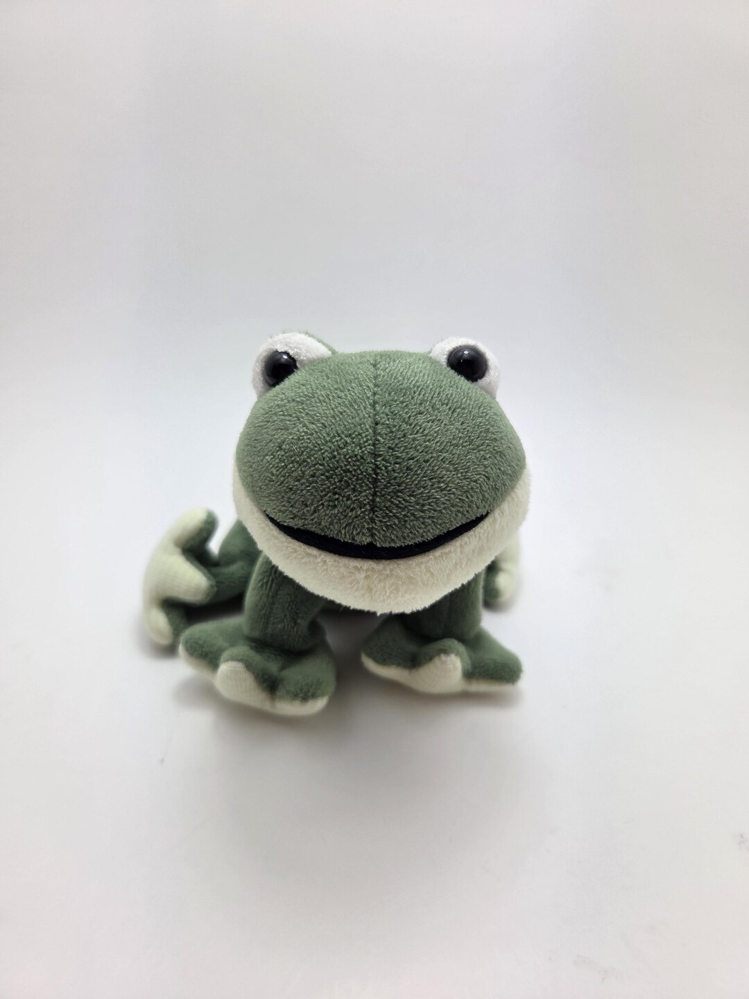 Steiff Frog Bean Bag Plush, Frog Stuffed Animal, Vintage Collectible ...