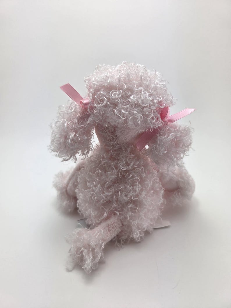 Gund Eva the Pink Poodle Plush, Vintage Collectible! New Without Tag (8 ...