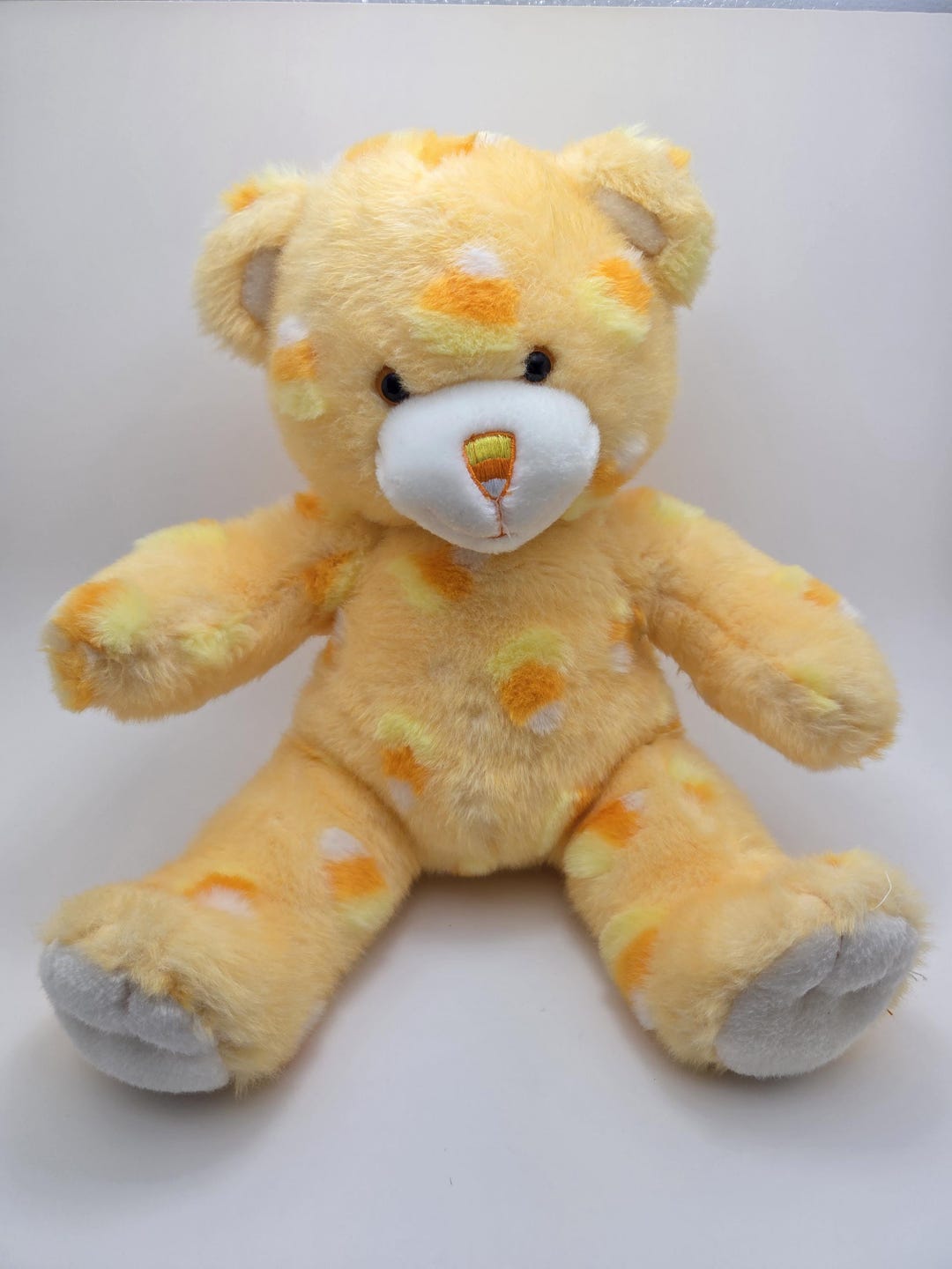 Build a Bear - Candy Corn Teddy Bear Plush (12 Inch) - Etsy UK