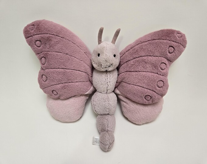 Jellycat Beatrice Butterfly Plush Collectible - Bum Tag Only (12 Inch ...