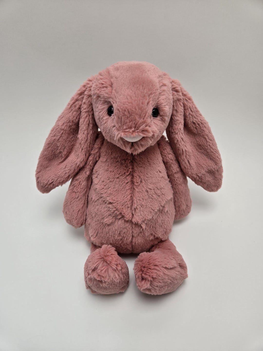 Jellycat Original Medium Bashful Sorrel Bunny Rare Collectible 12 Inch ...