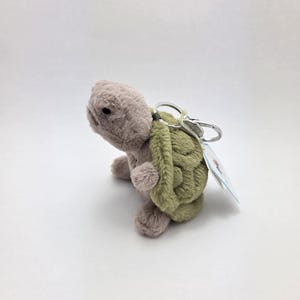 Jellycat Timmy Turtle Bag Charm Plush Rare Collectible Mint Tags (4 ...